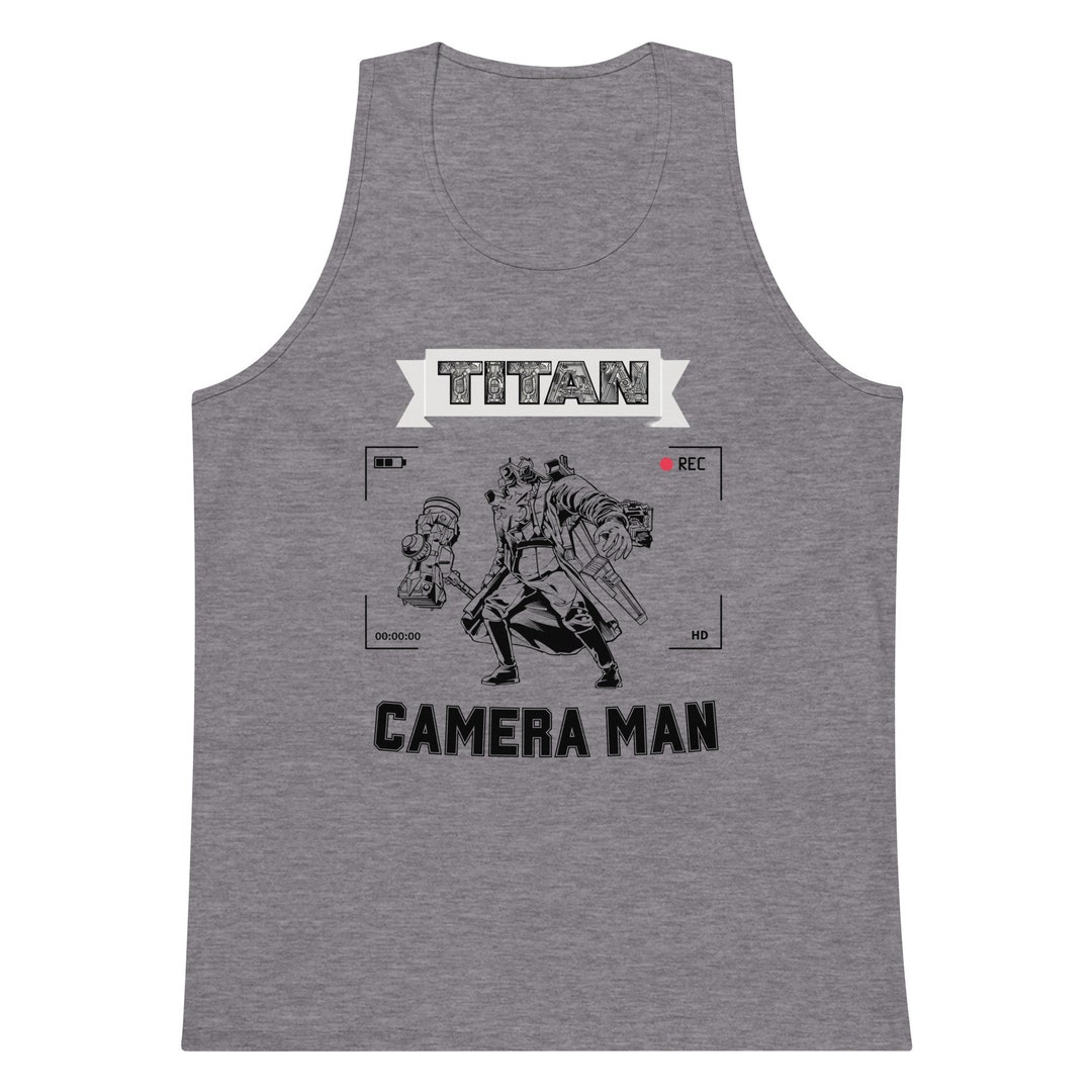 Skibidi Toilet Titan Cameraman Unisex Tank Top - Etsy Singapore