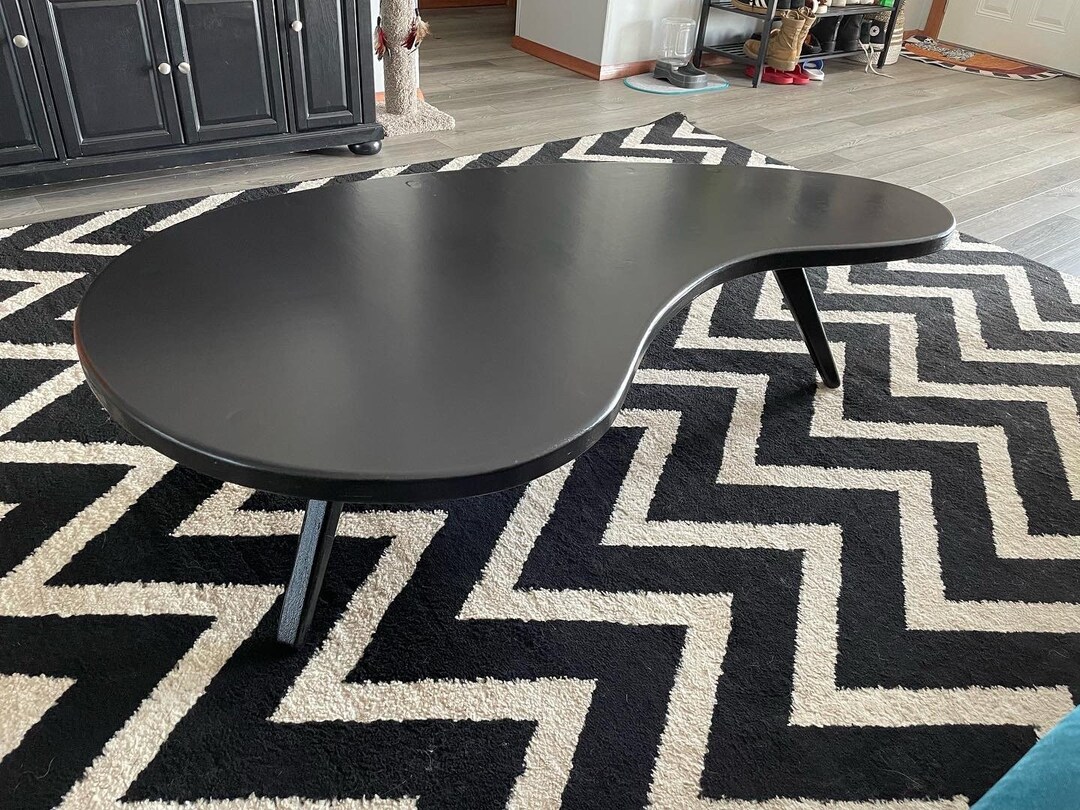 Kidney Bean Coffee Table // Mid Century Modern Coffee Table // Mid ...
