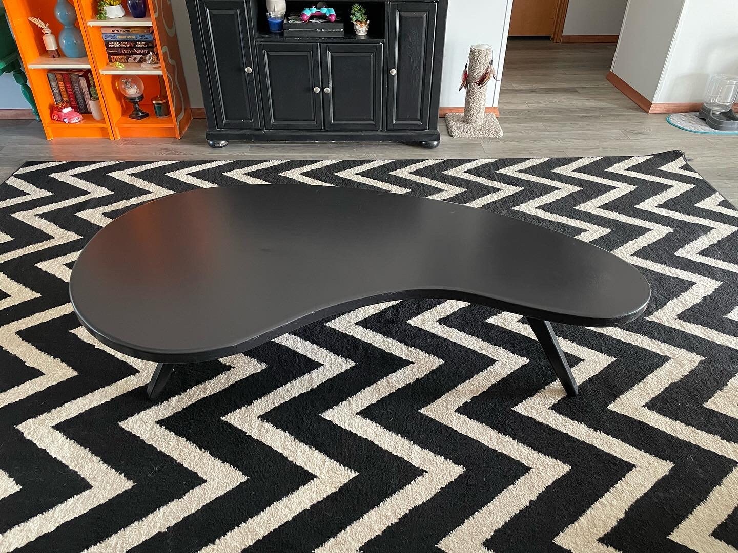 Kidney Bean Coffee Table // Mid Century Modern Coffee Table // Mid ...