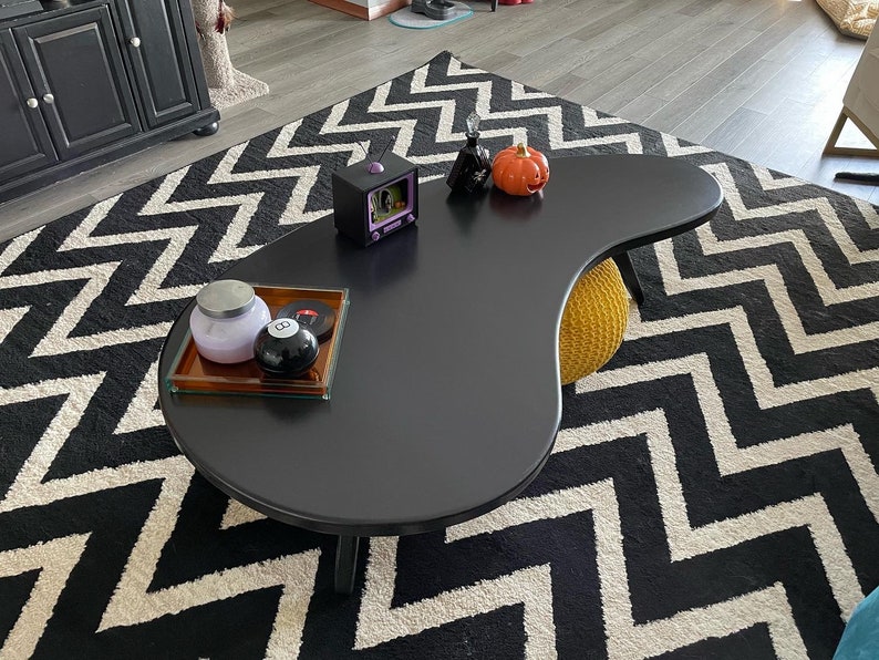 Kidney Bean Coffee Table // Mid Century Modern Coffee Table // Mid ...