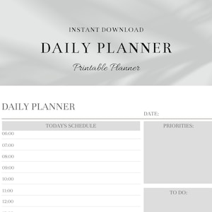 Monthly Digital Planner, Instant Download, Printable Planner, Monthly ...