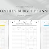 Monthly Digital Planner, Instant Download, Printable Planner, Monthly ...