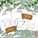 Zoo Animal Coloring Page & Handwriting Practice PDF Bundle, Printable ...
