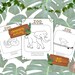 Zoo Animal Coloring Page & Handwriting Practice PDF Bundle, Printable ...