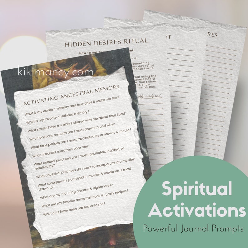 The Great Remembering Printable Journal Kit Blank and Lined Pages ...