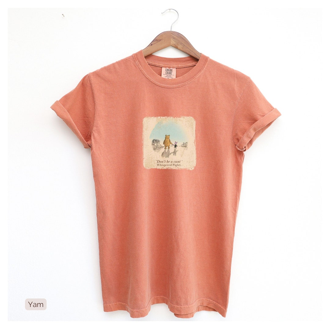 Dont Be a Cunt Pooh and Piglet Shirt Inappropriate Tshirt Funny Insult ...