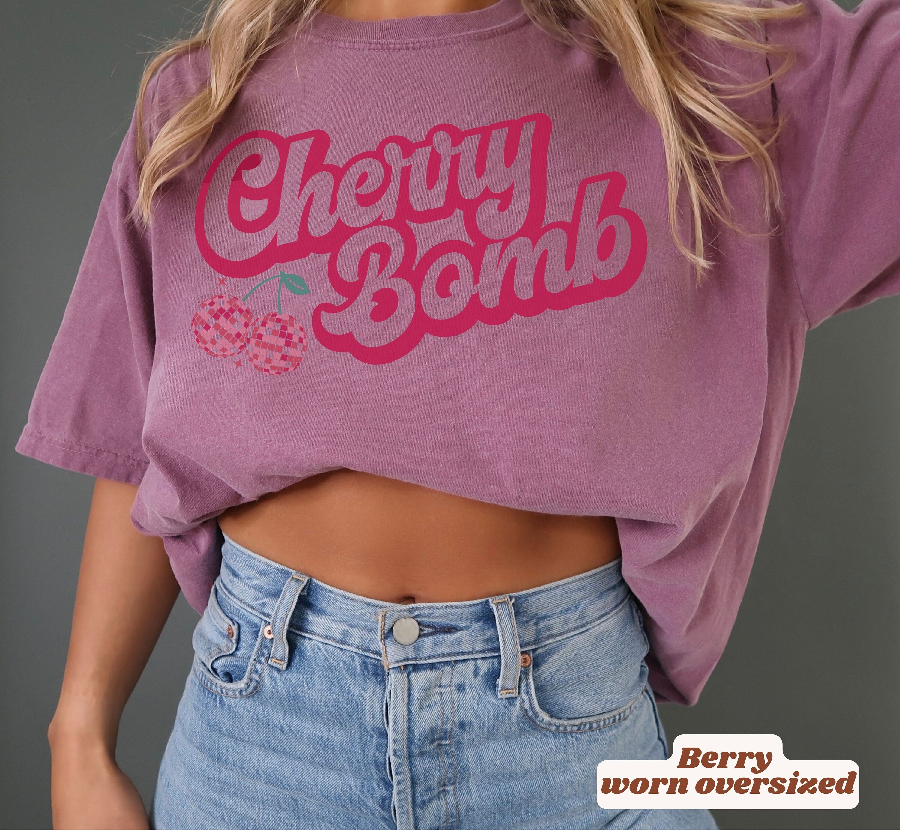 Cherry Bomb Shirt Cherries Tshirt Cherry Tee Cute Cherry Comfort Colors ...