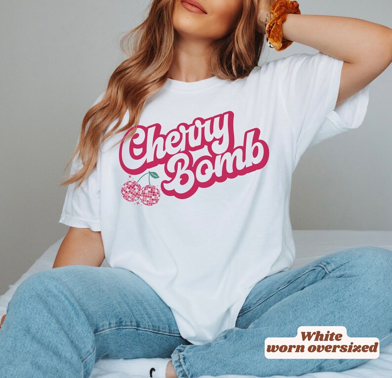 Cherry Bomb Shirt Cherries Tshirt Cherry Tee Cute Cherry Comfort Colors ...