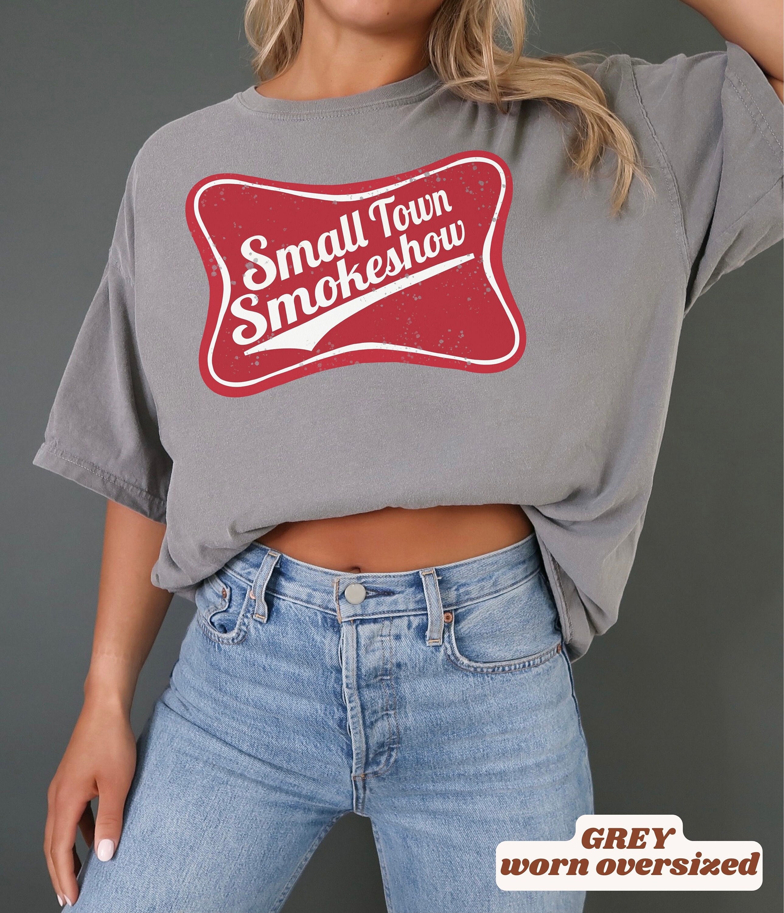 Small Town Smokeshow Shirt Comfort Colors Retro Smokeshow Retro Western ...