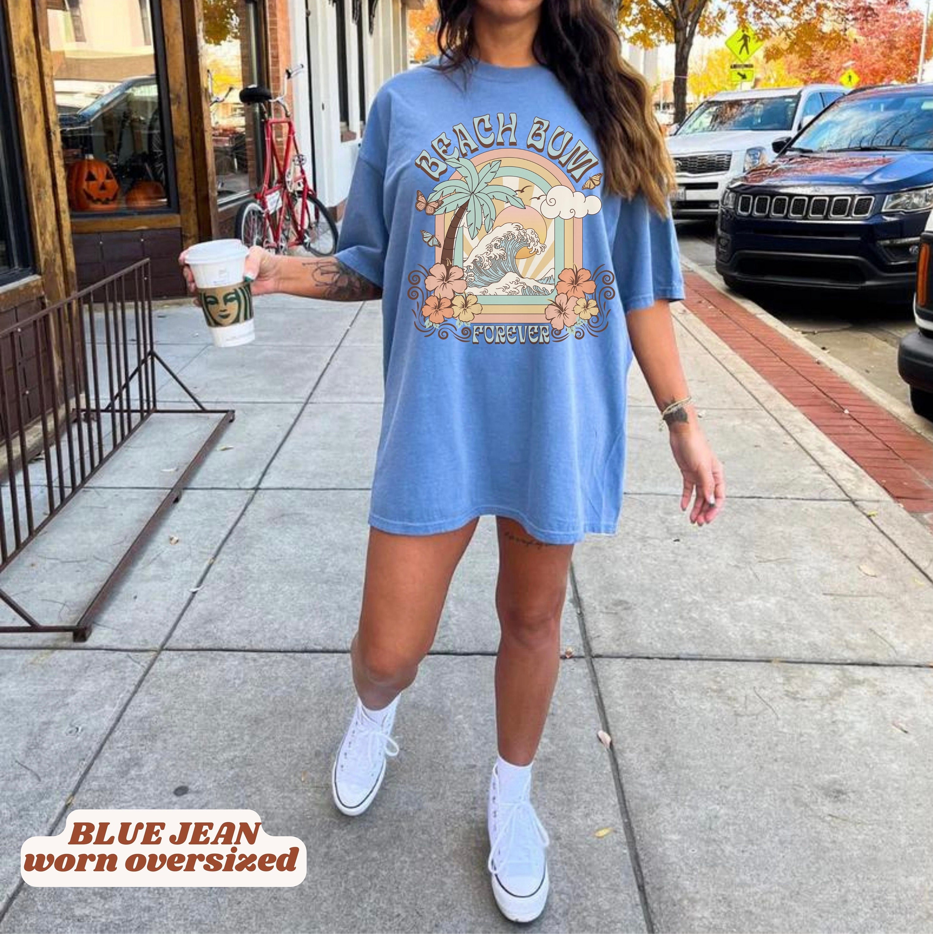 Coconut Girl Shirt Comfort Colors VSCO Surf Tshirt Retro Beach Bum Wear ...