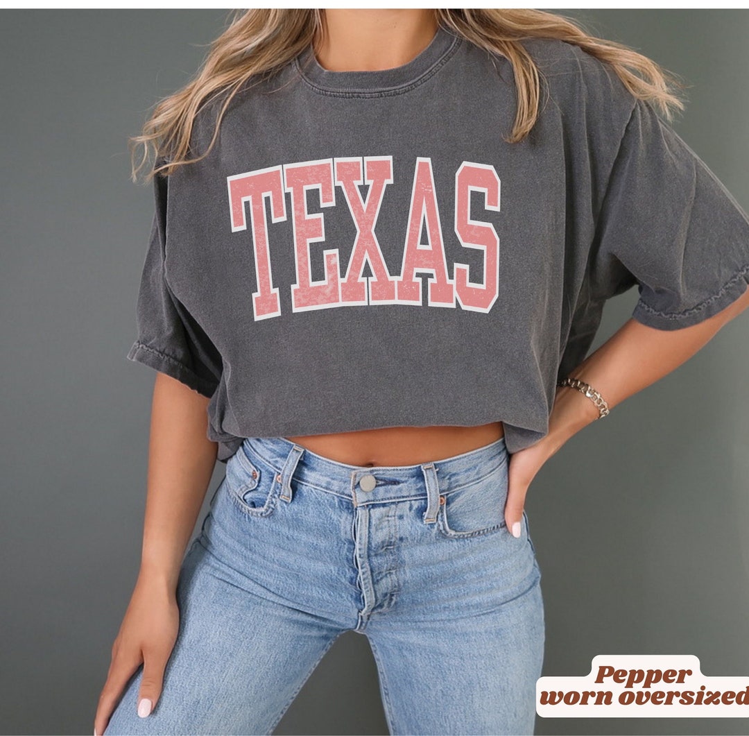 Varsity Texas Shirt Retro Texas Tee Cute Country Shirts Crewneck ...