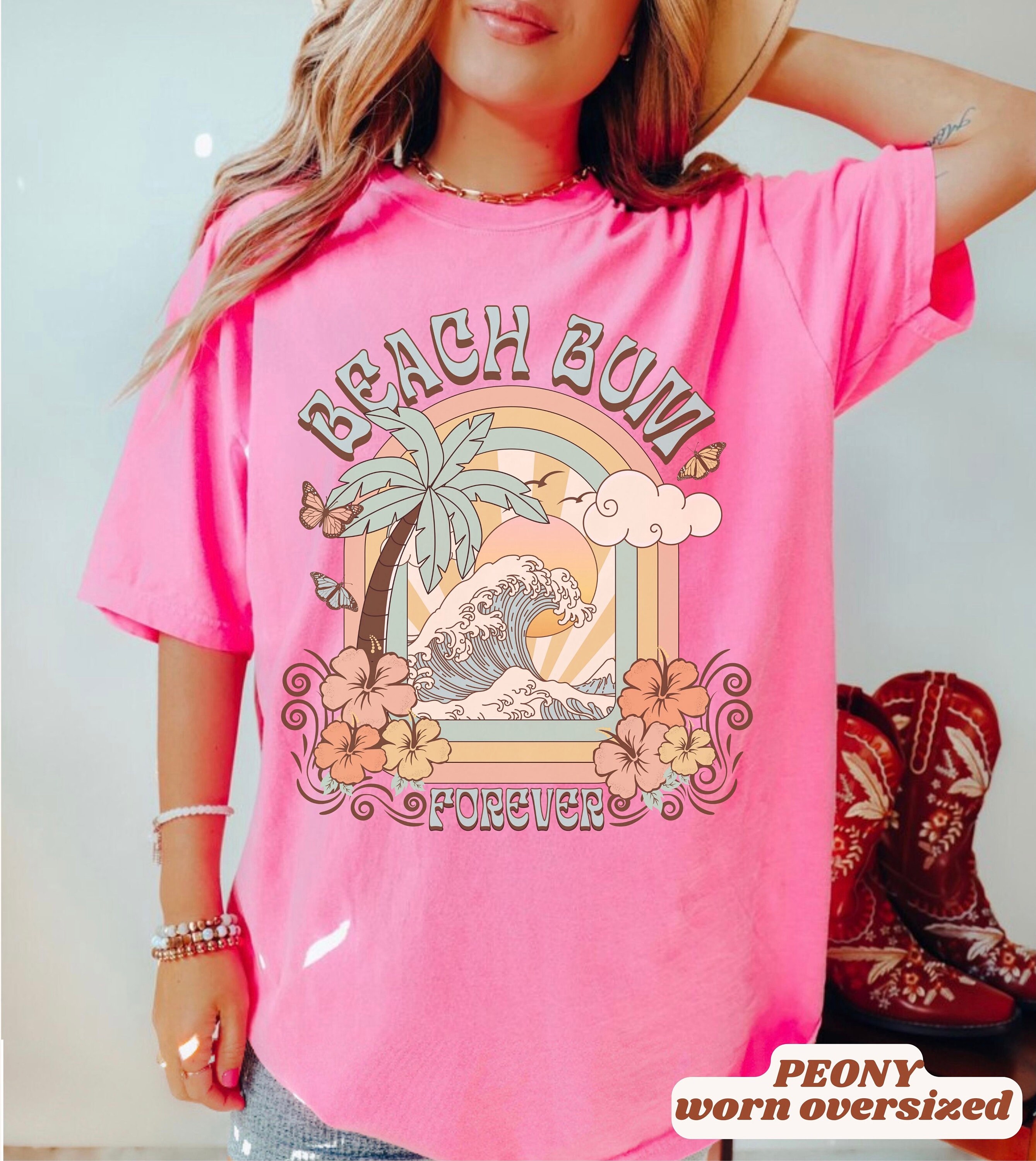 Coconut Girl Shirt Comfort Colors VSCO Surf Tshirt Retro Beach Bum Wear ...