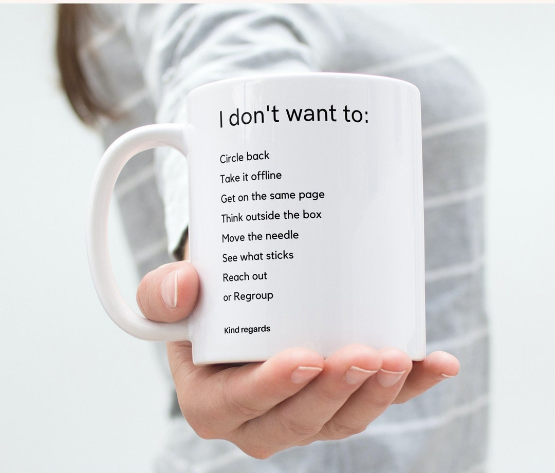 CORPORATE LINGO Mug Funny Work Mug Office Mug Email Lingo Coffee Mug ...