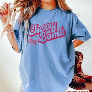 Cherry Bomb Shirt Cherries Tshirt Cherry Tee Cute Cherry Comfort Colors ...