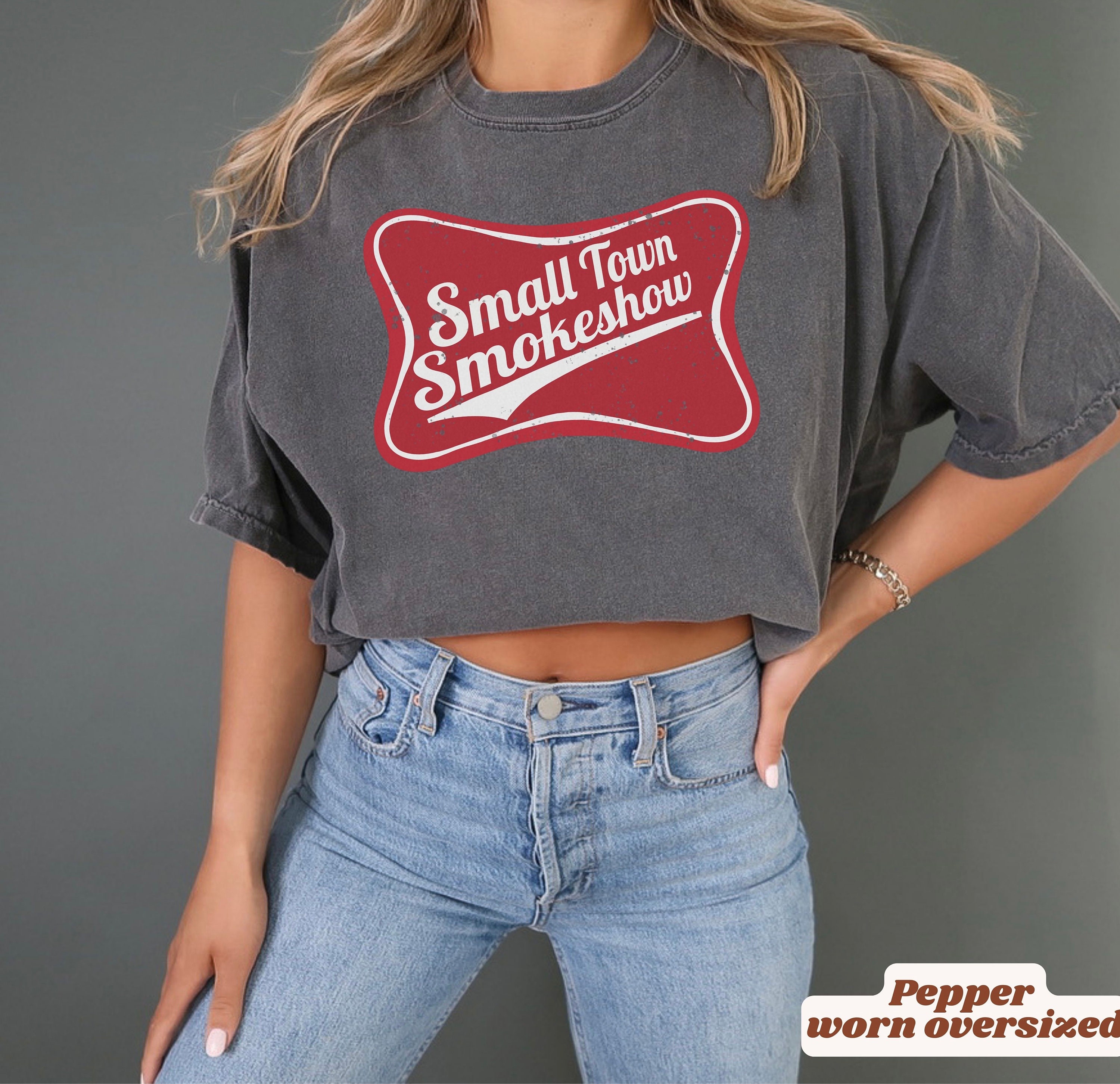 Small Town Smokeshow Shirt Comfort Colors Retro Smokeshow Retro Western ...