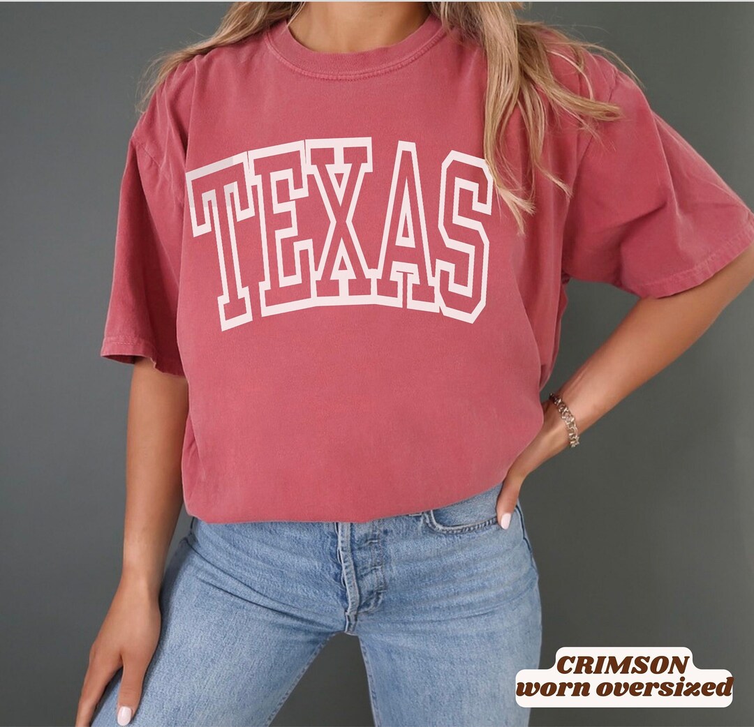 Varsity Texas Shirt Retro Texas Tee Cute Country Shirts Crewneck ...