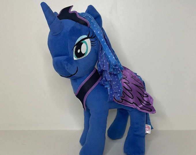 My Little Pony Princess Luna Plush With Fluttering Wings - Etsy