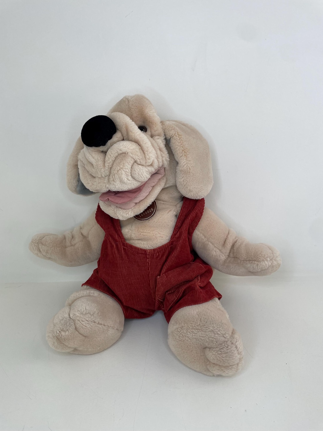Vintage Wrinkles Dog Plush Puppet - Etsy