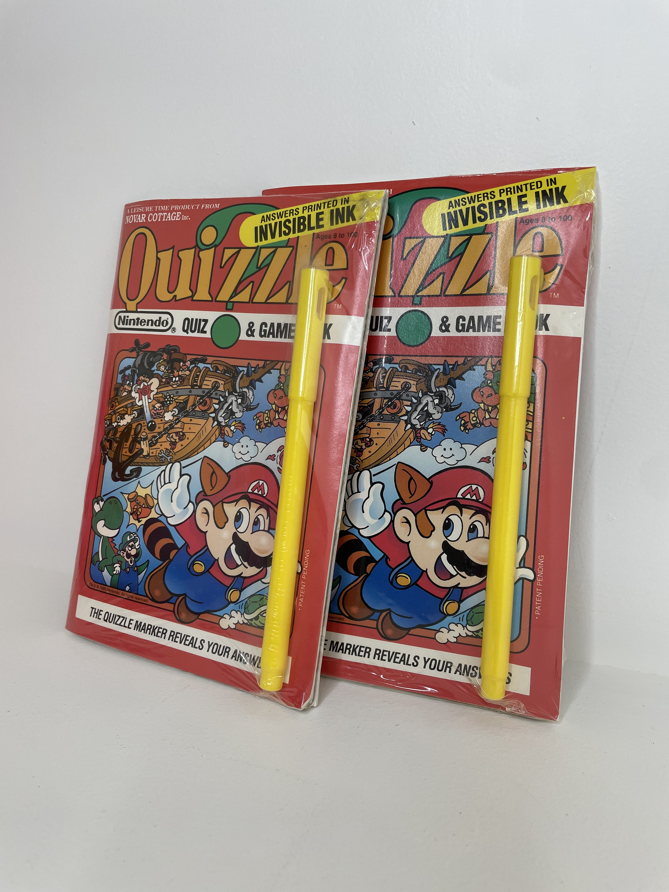 Rare Vintage Nintendo Super Mario Quizzle Quiz & Game Book - Etsy