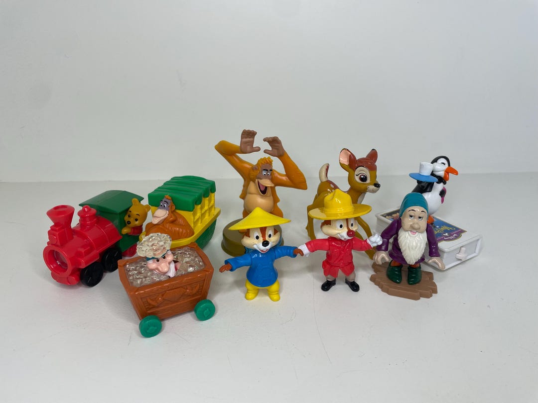 Vintage Disney Fast Food Toy Bundle - Etsy