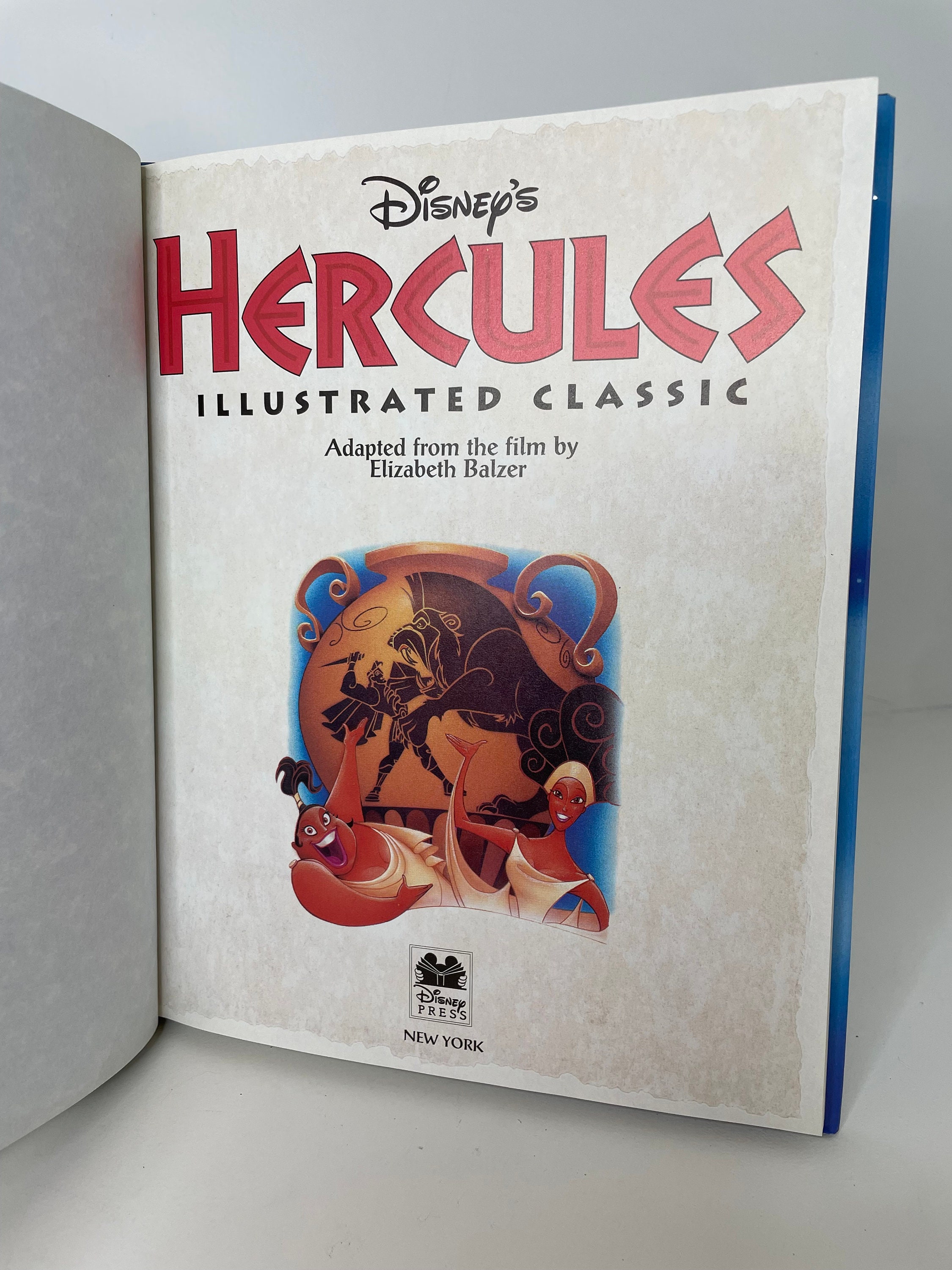 Vintage Disney's Hercules Illustrated Classic Book - Etsy Australia