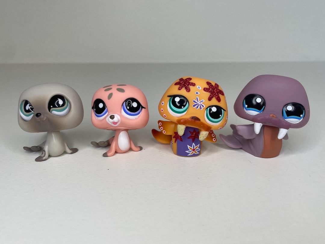 Littlest Pet Shop Seal & Walrus Figures - Etsy