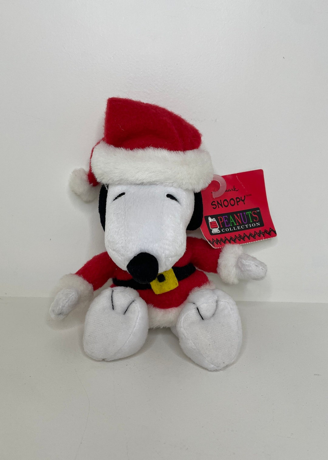 Hallmark Peanuts Santa Snoopy Bean Bag Plush NWT - Etsy
