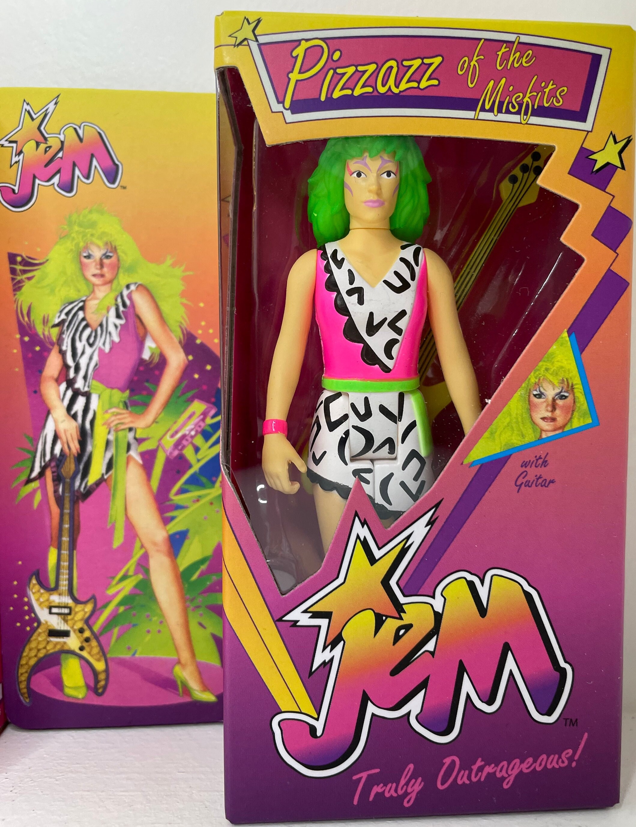 Jem and the Holograms Jem & Pizzaz Reaction Action Figures SDCC ...