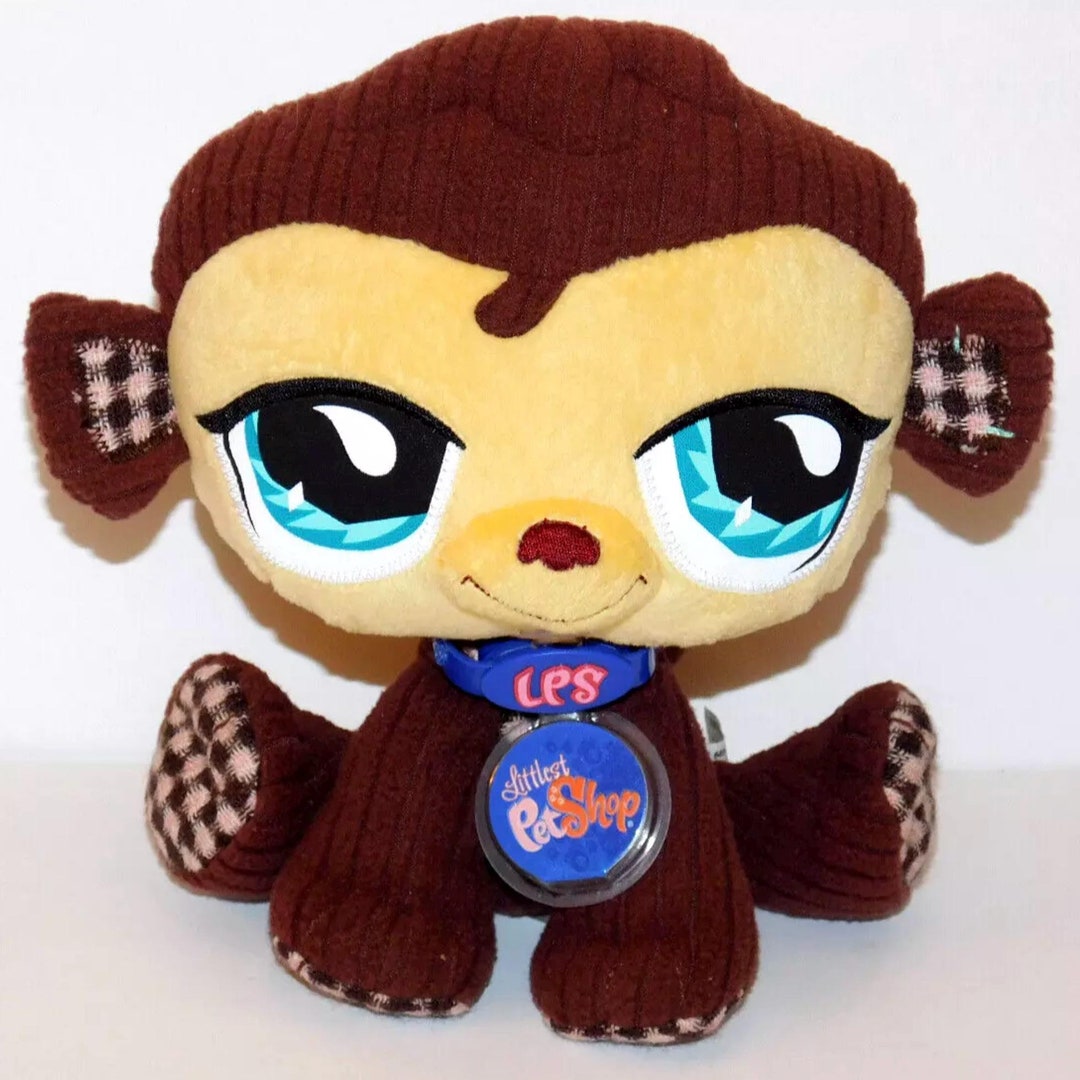 Littlest Pet Shop VIP Monkey Plush With Tag - Etsy