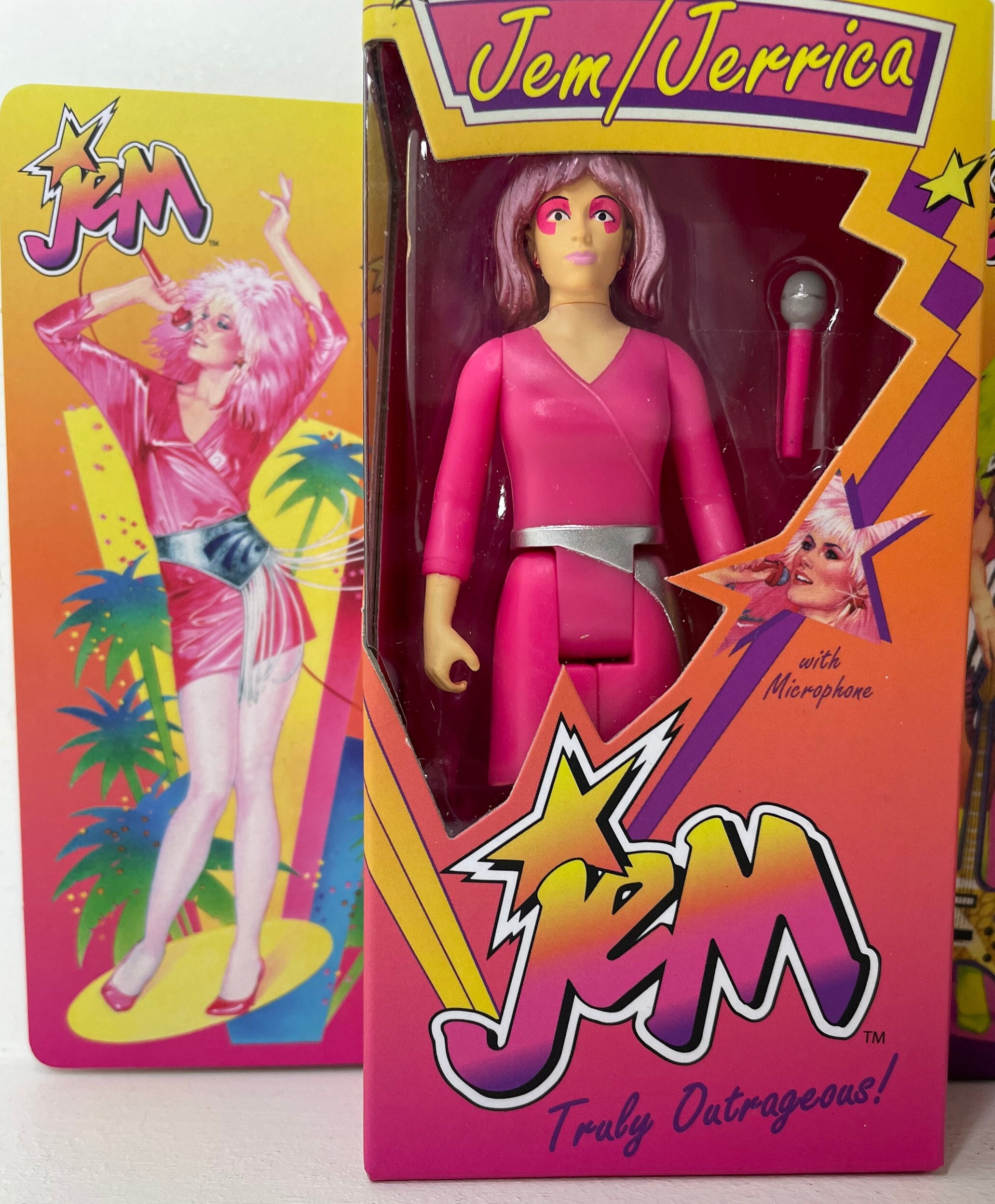 Jem and the Holograms Jem & Pizzaz Reaction Action Figures SDCC ...