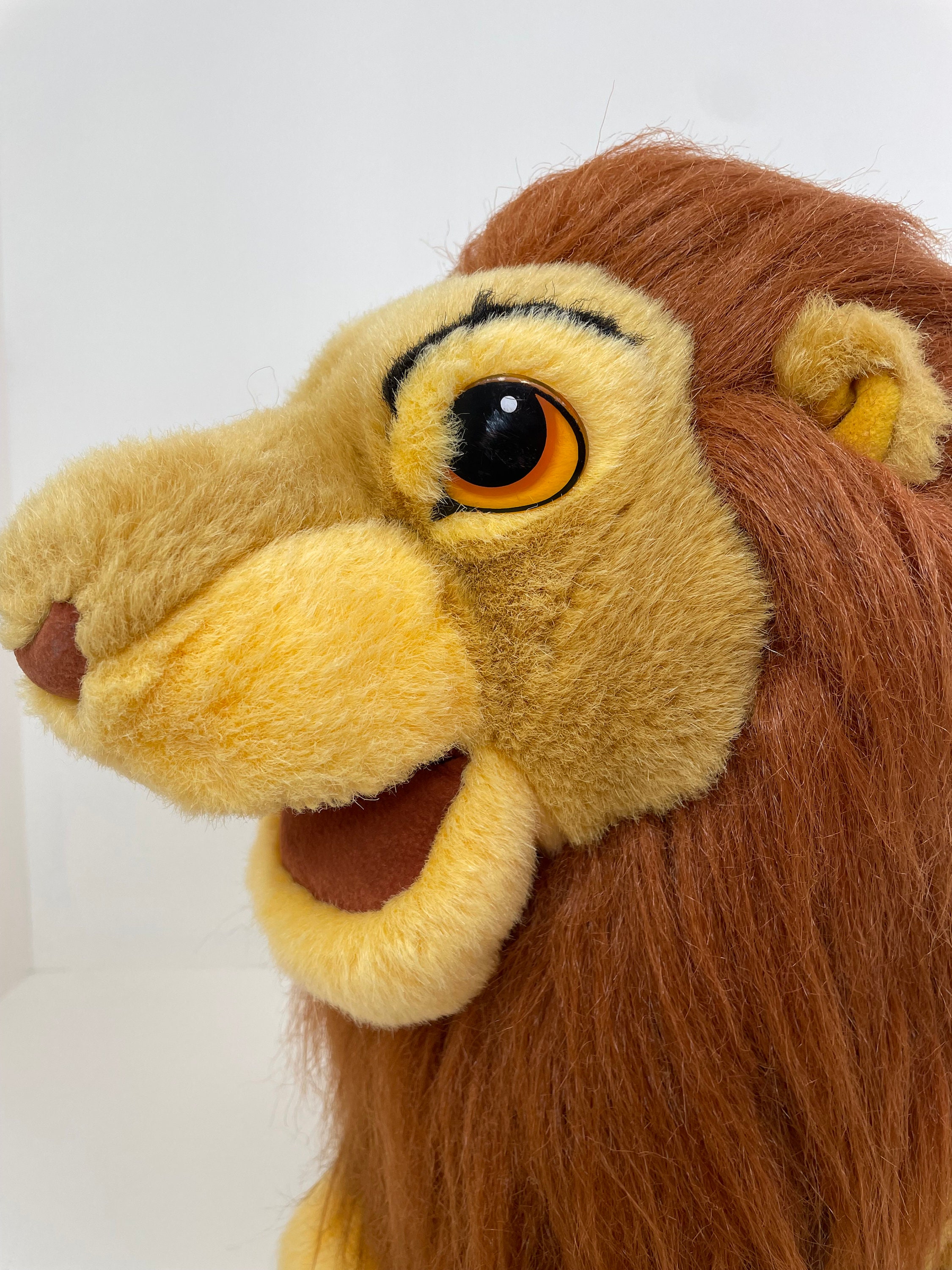 Vintage Mufasa Plush Hand Puppet - Etsy Australia
