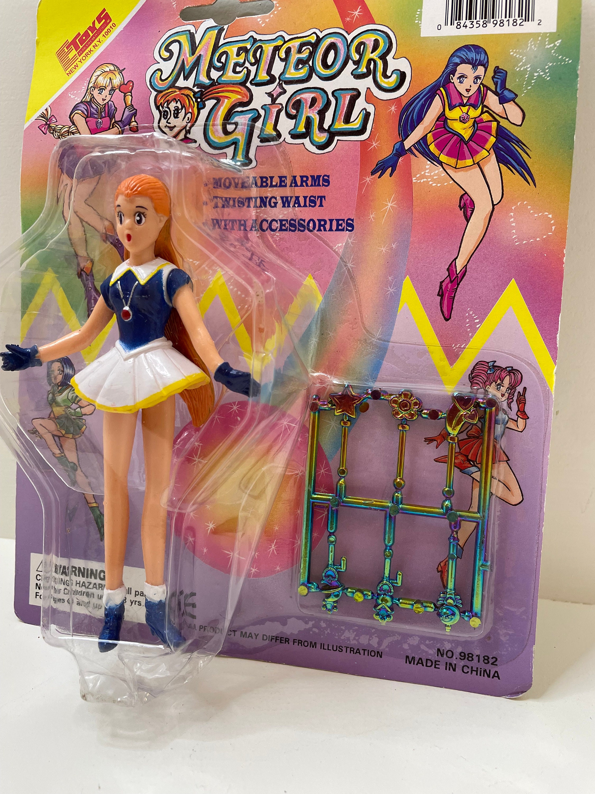 Vintage Meteor Girl Figure - Etsy