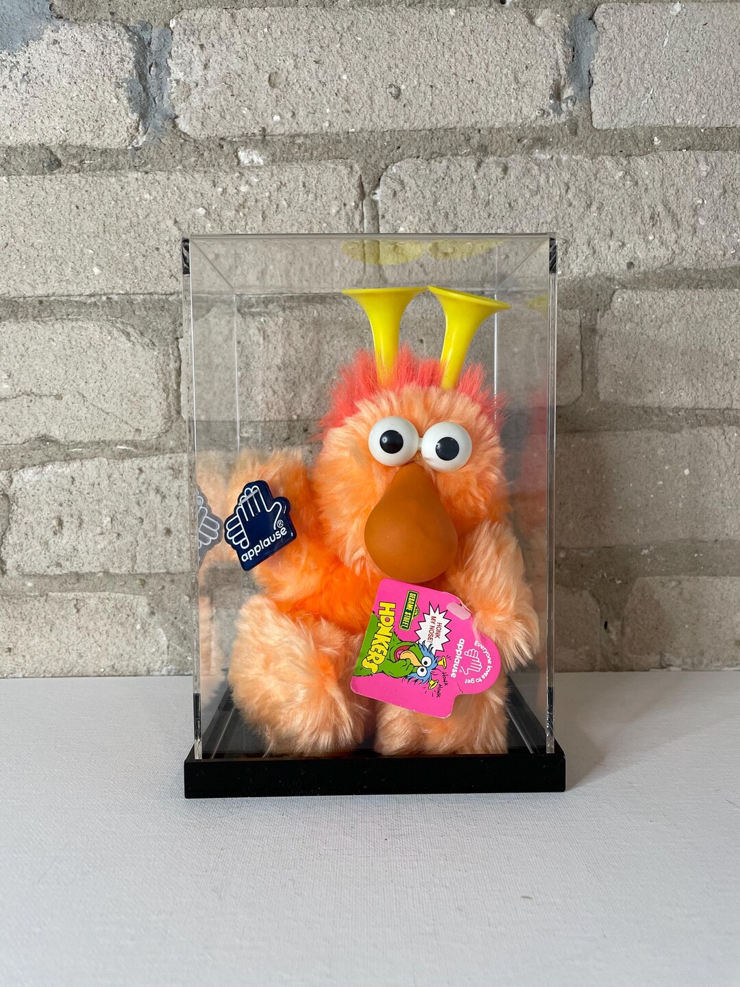Vintage Sesame Street Honker Plush New With Tags in Display Case - Etsy