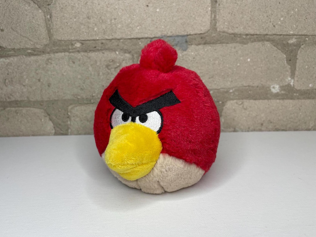 Angry Birds Red Bird Plush - Etsy