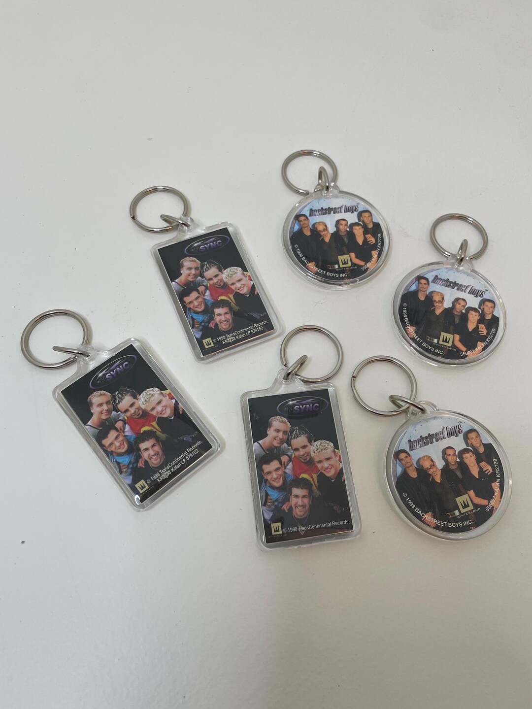 Vintage Boy Band Key Chains, NSYNC & Backstreet Boys - Etsy