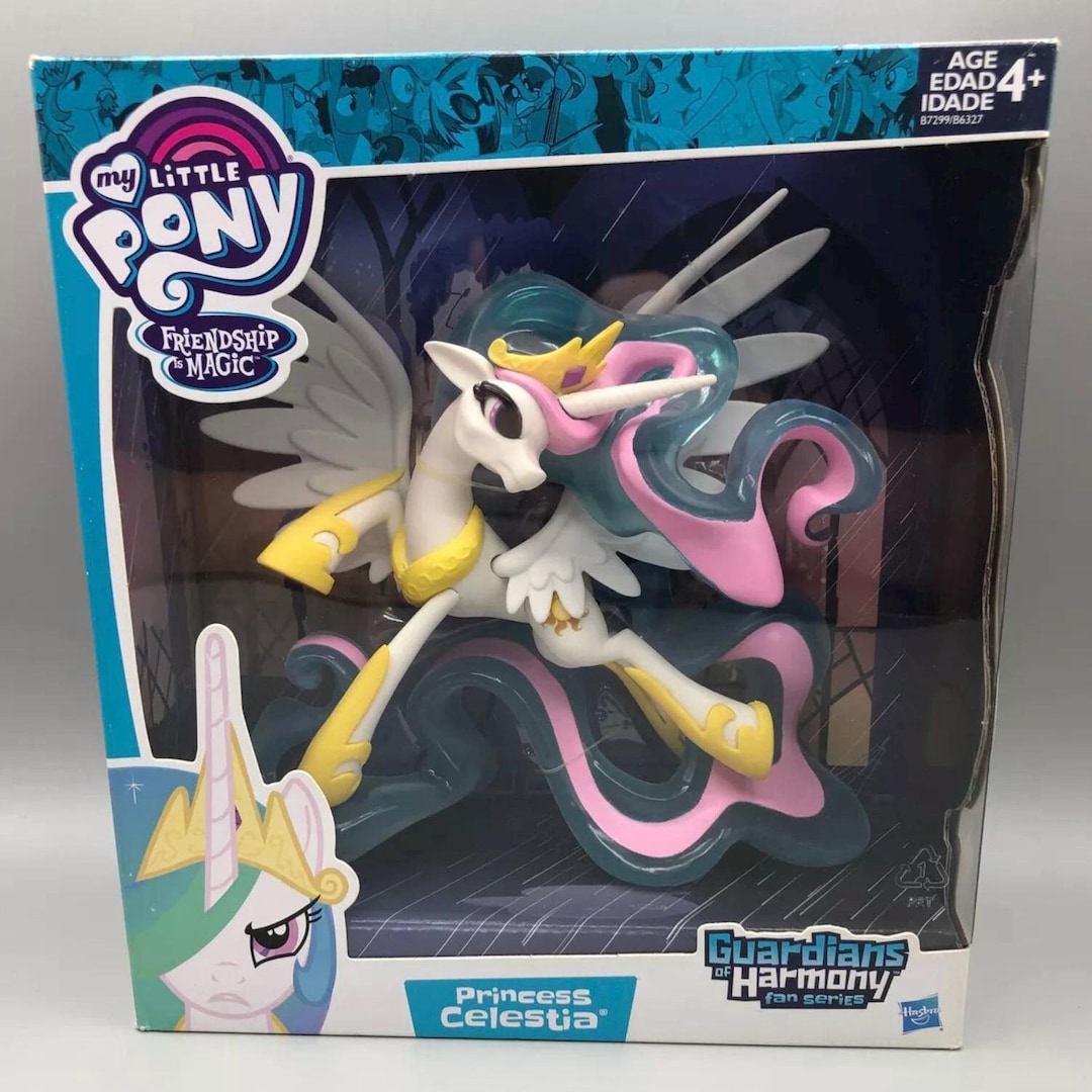 My Little Pony Guardians of Harmony Fan Series Princess Celestia Figure NIB - Etsy