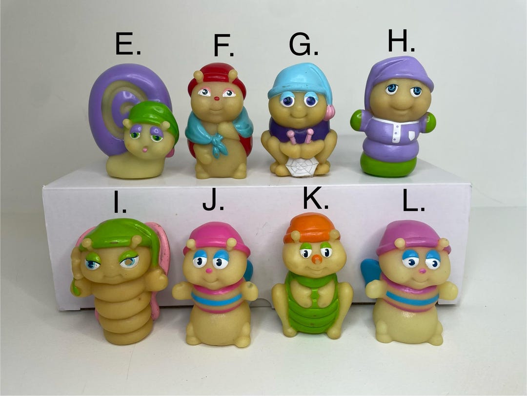 Vintage Glo Worm Glo Friends Toy Figures - Etsy Australia