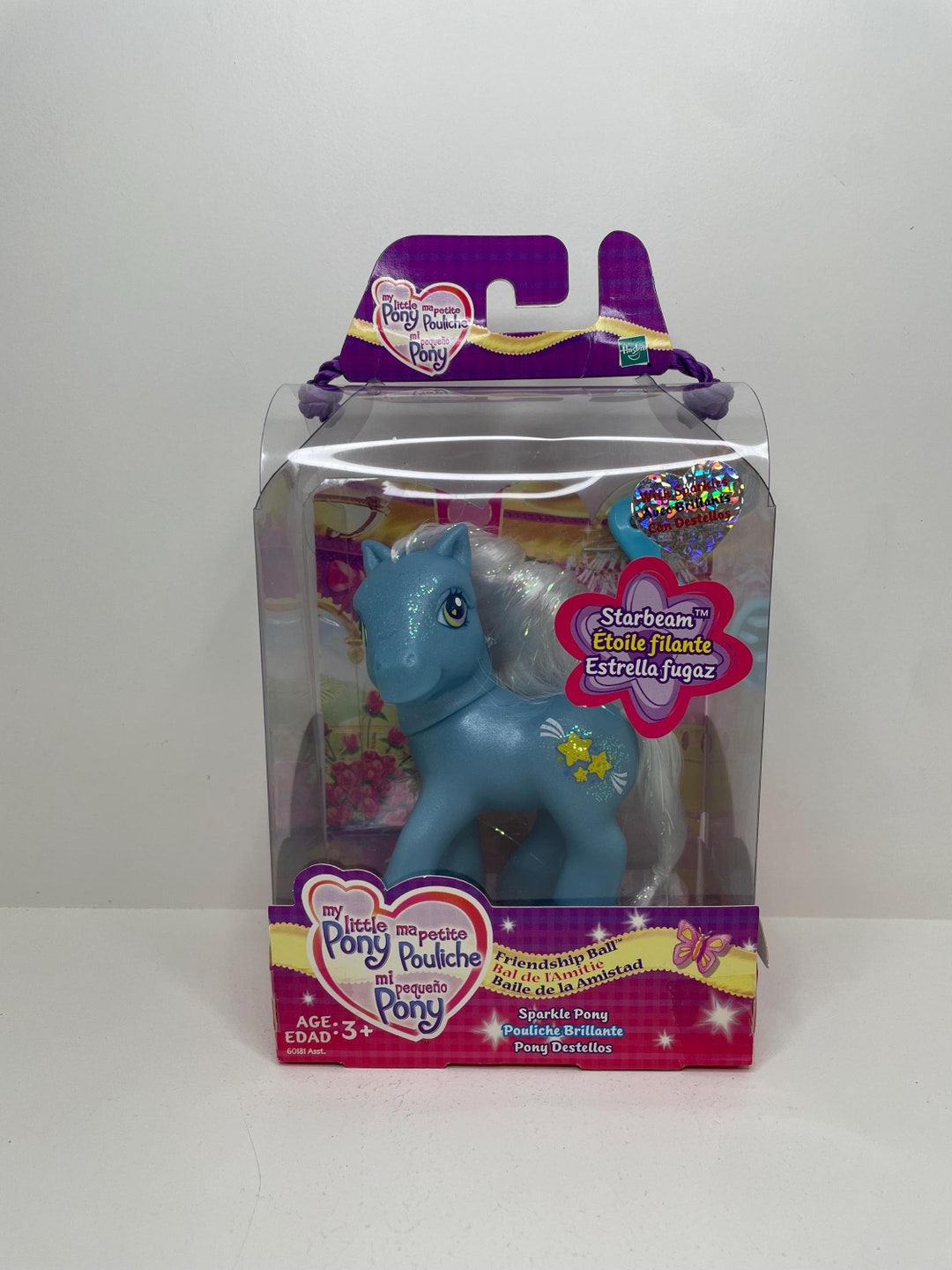 My Little Pony G3 Friendship Ball Sparkle Pony Starbeam Figure NIB - Etsy
