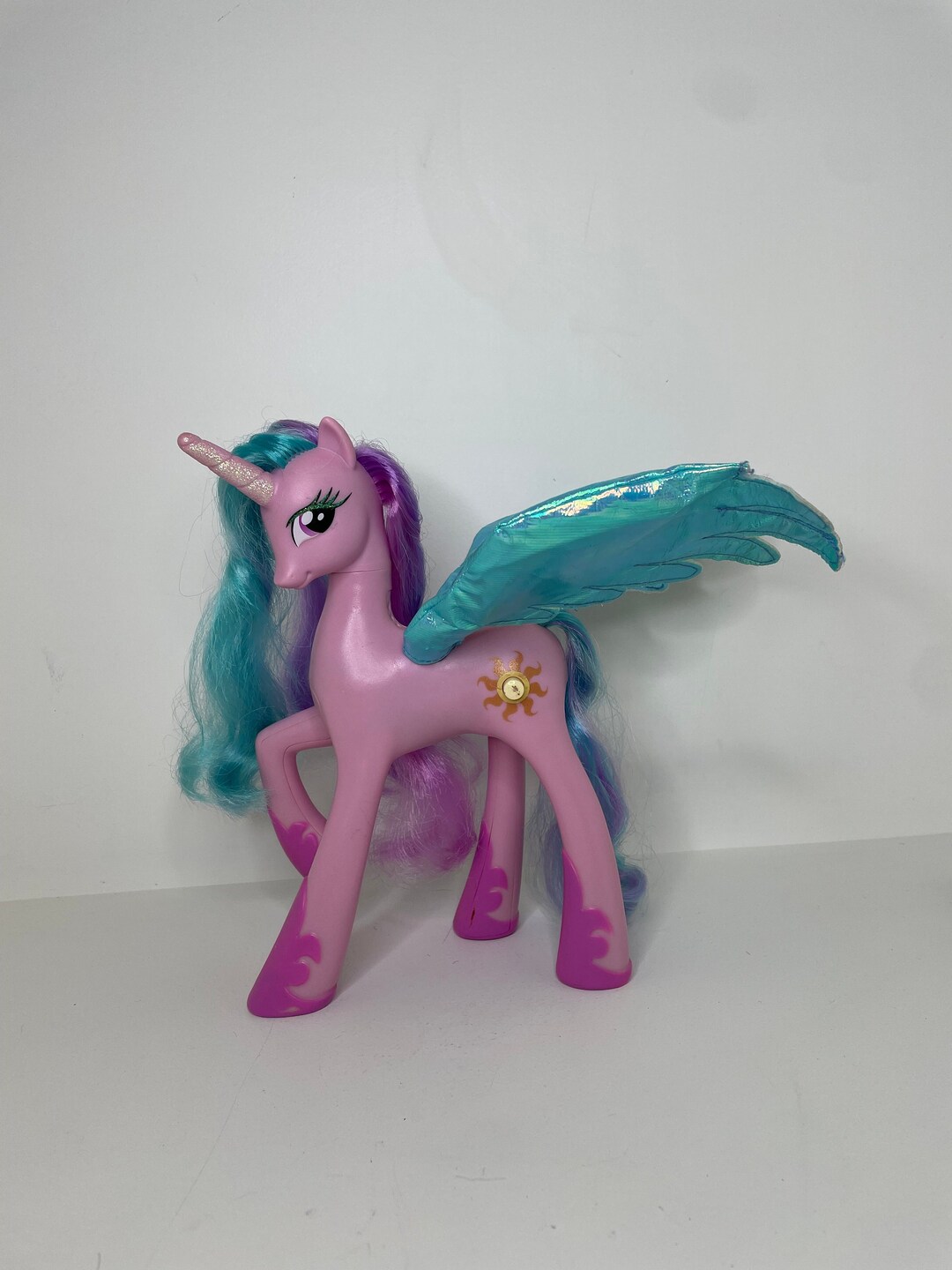 My Little Pony Pink Princess Celestia Light up Toy Figure - Etsy