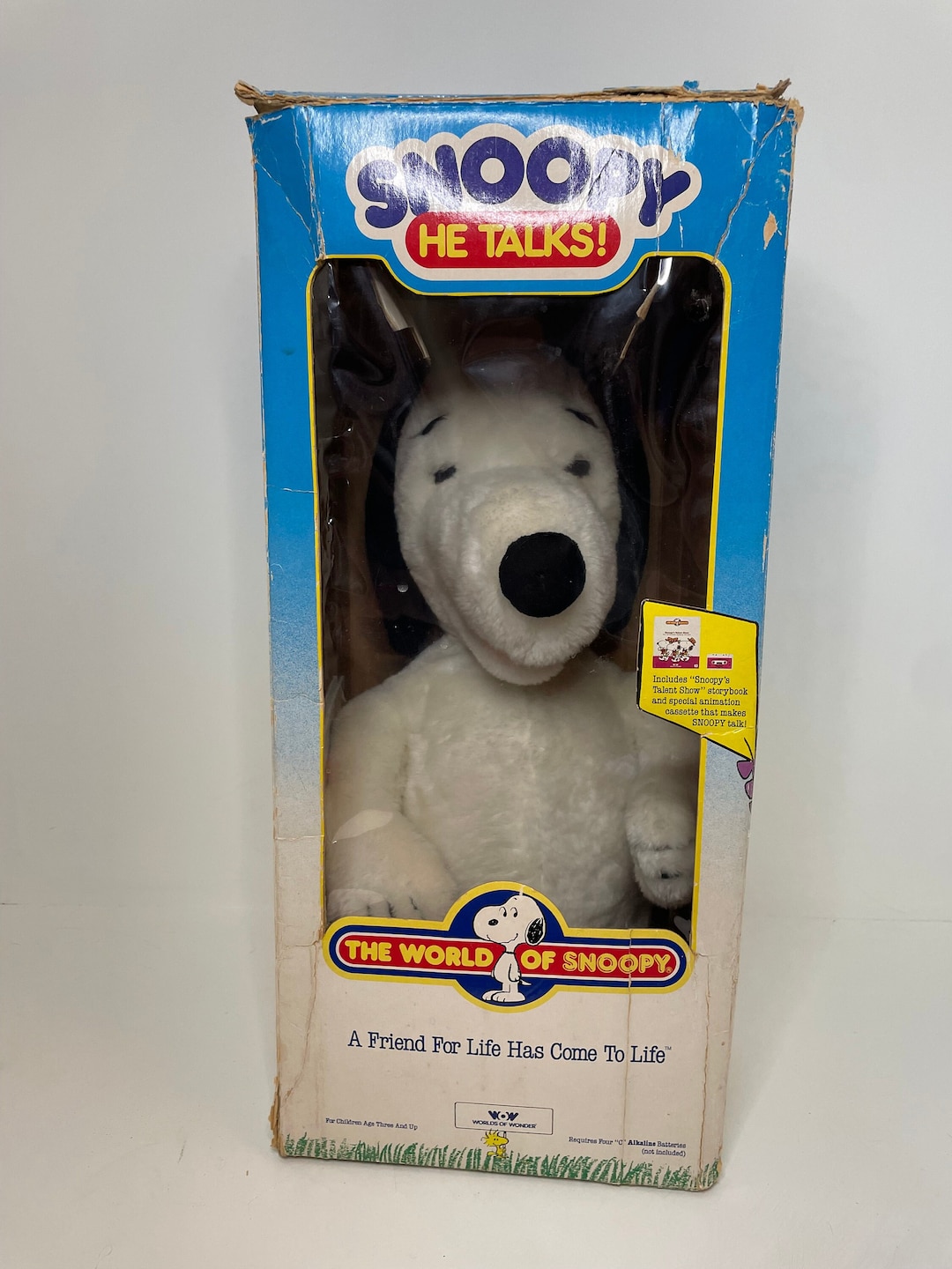 Rare Vintage the World of Snoopy Talking Snoopy Plush Doll - Etsy