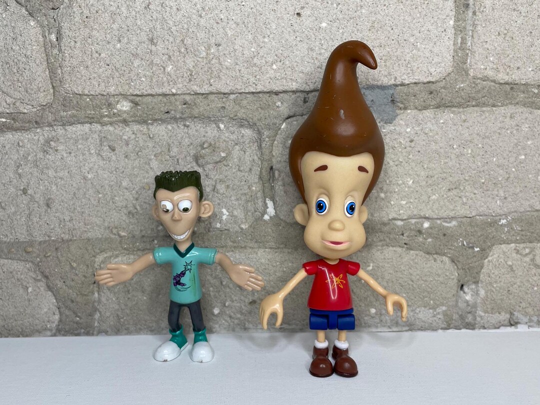 Vintage Nickelodeon Jimmy Neutron Figures - Etsy