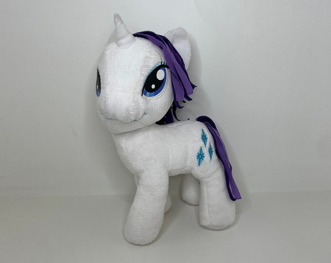 My Little Pony Rarity Plush - Etsy