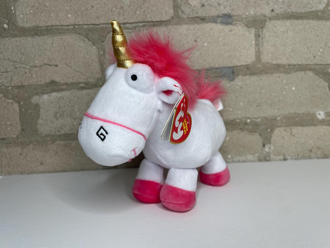 Ty Despicable Me Fluffy the Unicorn Plush With Tag - Etsy