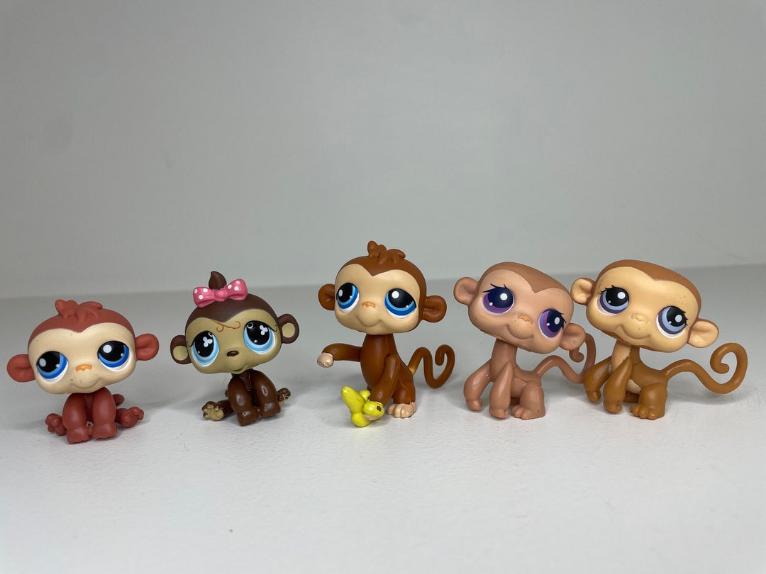 Littlest Pet Shop Monkey Figures - Etsy