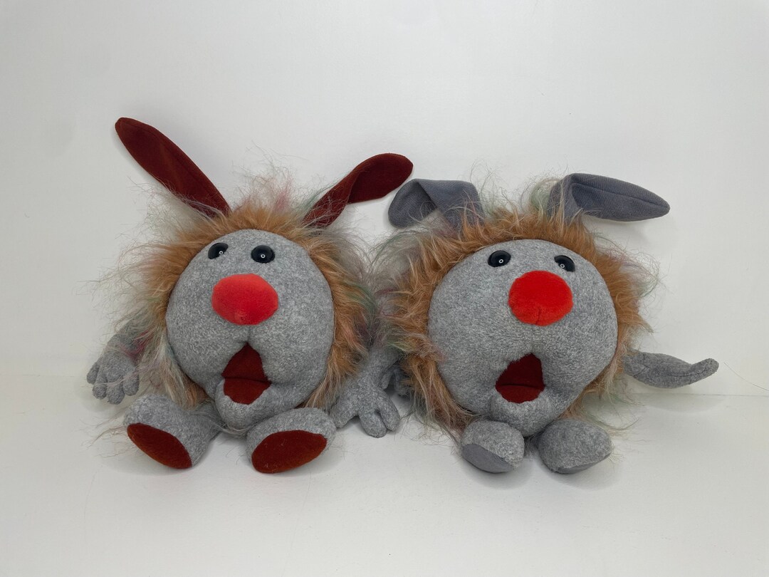 Vintage the Big Comfy Couch Fuzzy & Wuzzy Dust Bunny Plushies - Etsy
