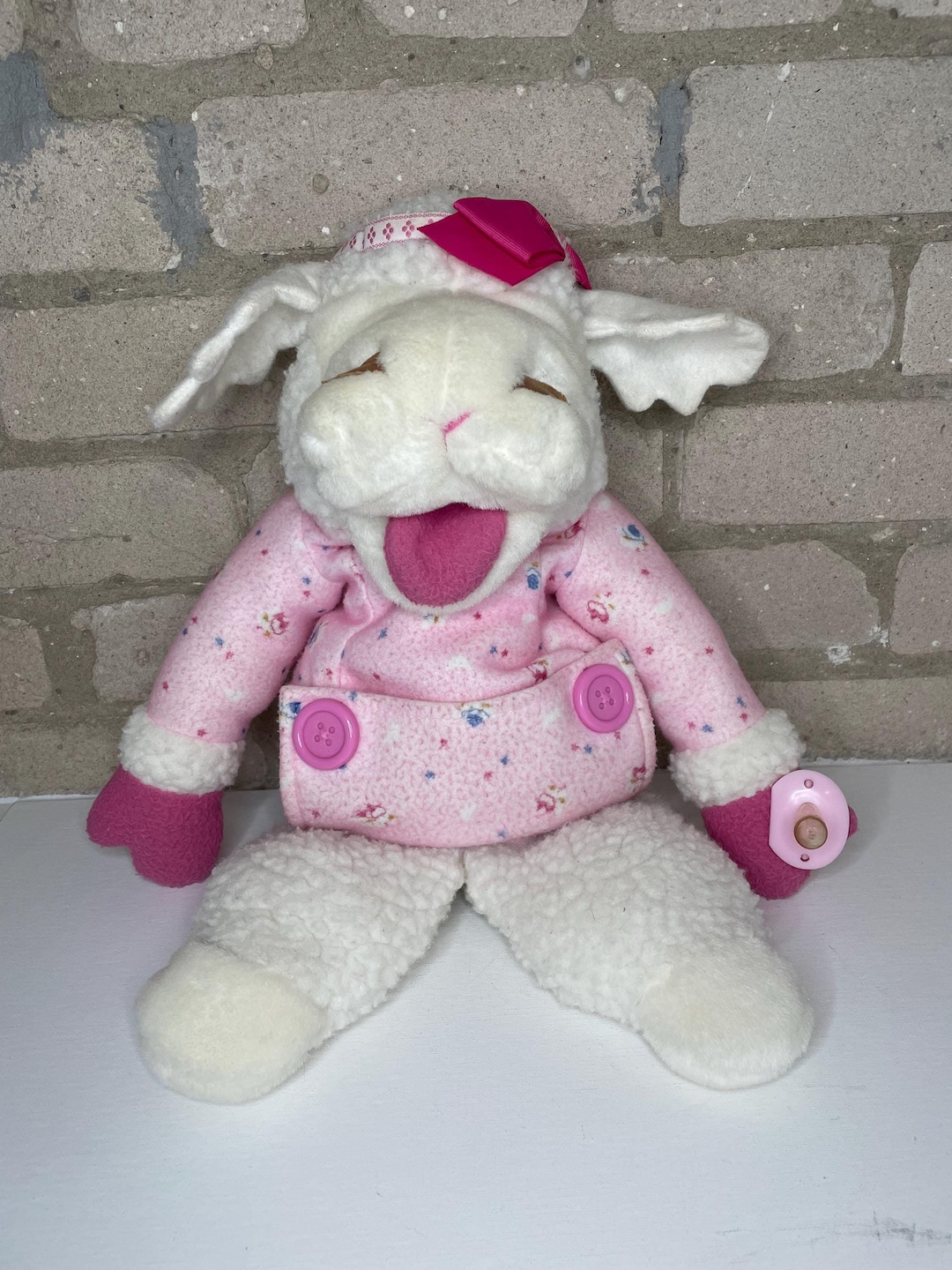 Vintage Baby Lamb Chop Plush Hand Puppet With Pacifier - Etsy