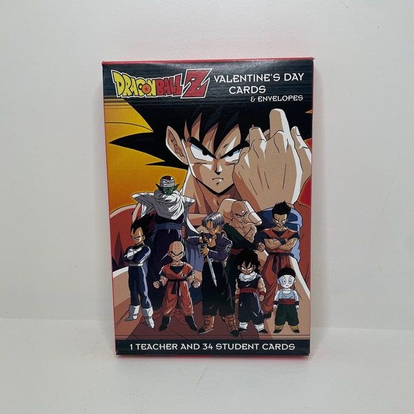 Dragon Ball Z Valentine Card - Etsy