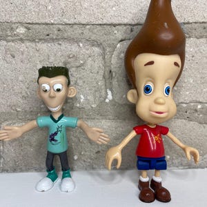Vintage Nickelodeon Jimmy Neutron Figures - Etsy