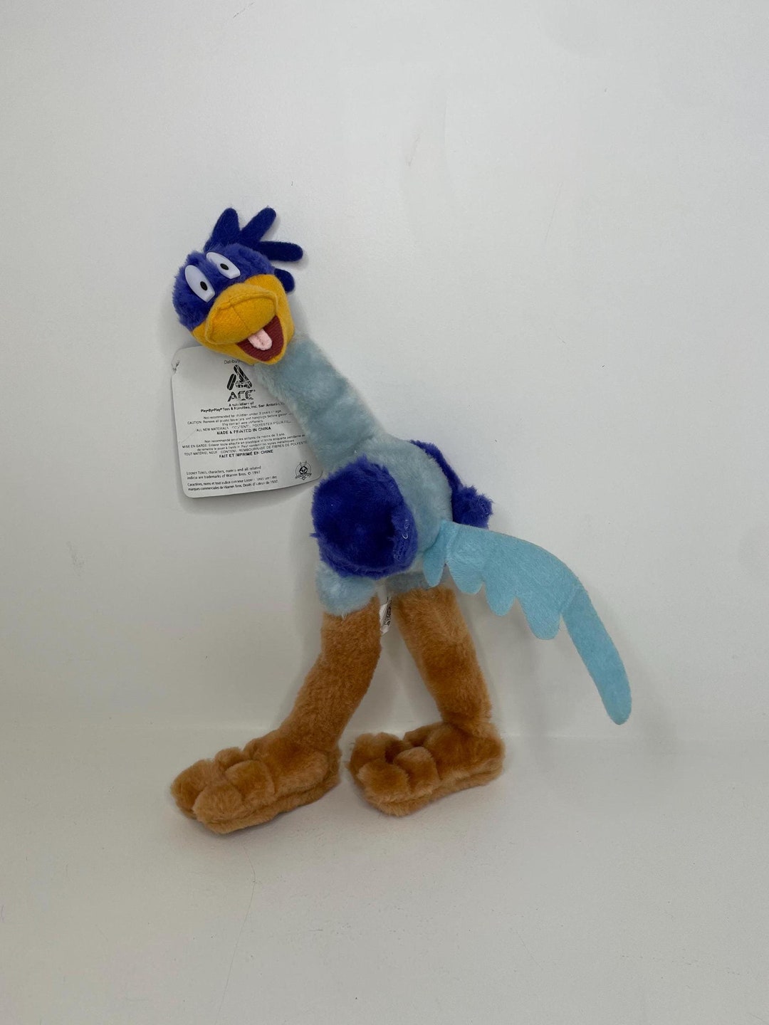 Rare Vintage Looney Tunes Road Runner Plush NWT - Etsy