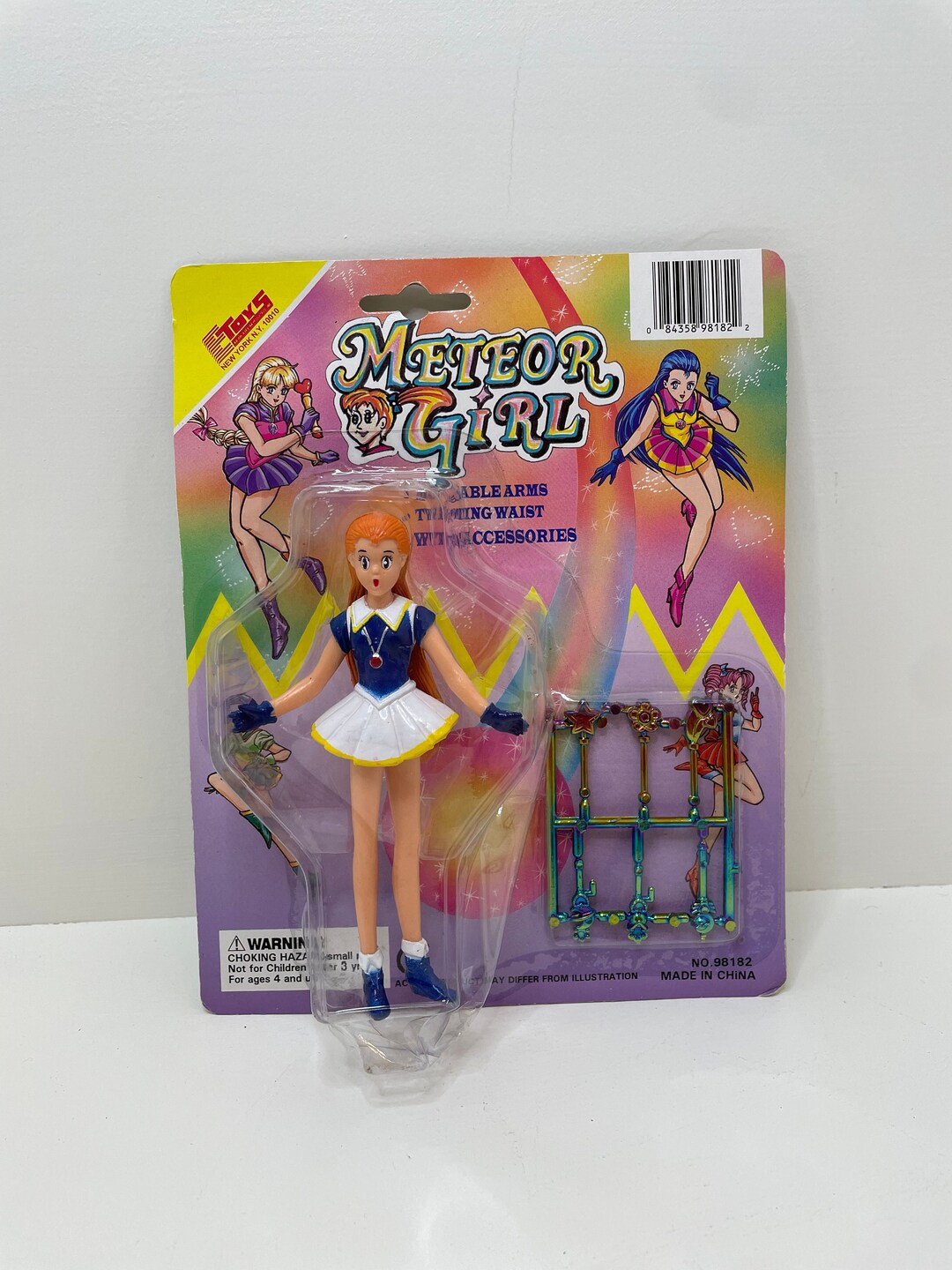 Vintage Meteor Girl Figure - Etsy